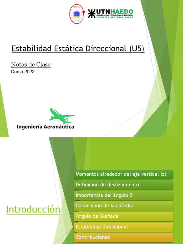 U5-Estabilidad Estatica Direccional-2022 | PDF