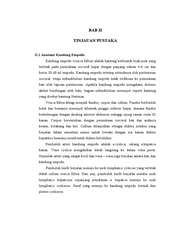 Tinjauan Pustaka Koledokolitiasis Lapsus Iship Rajawali | PDF