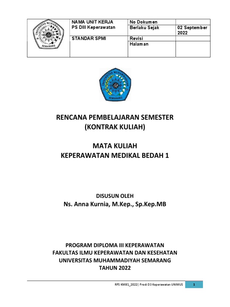 RPS KMB 1 D3 Kep - 20222023 (Final) | PDF