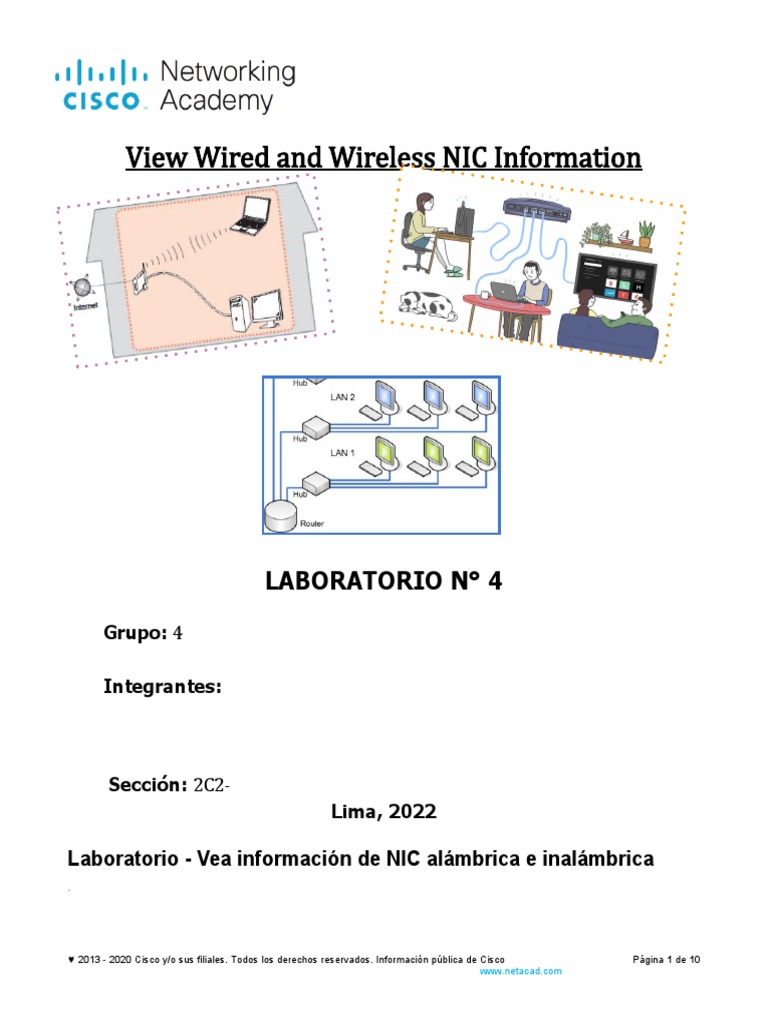 4.6.6 View Wired and Wireless NIC Information | PDF | Controlador de ...