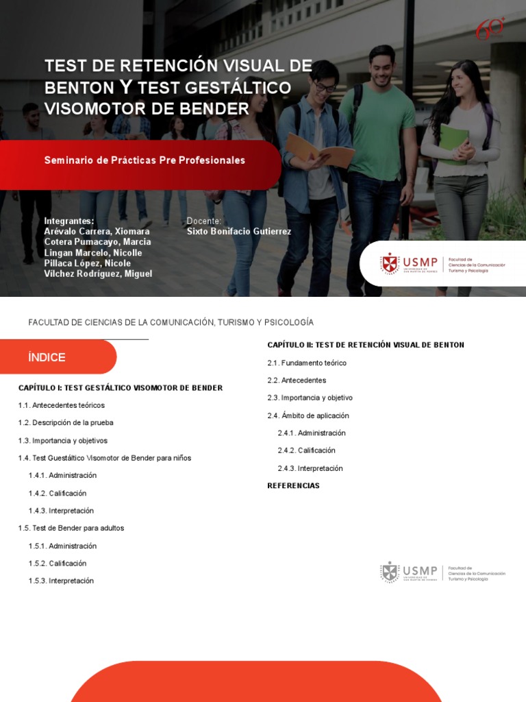 Grupo 4 - Presentación - Test de Retención Visual de Benton y Test ...
