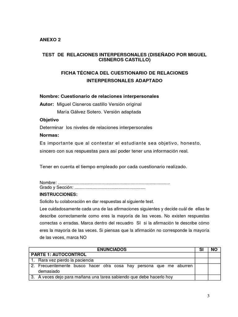 Relaciones Interpersonales - Organized | PDF | Crecimiento personal y ...