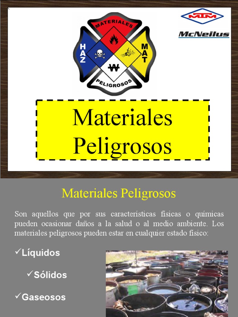 Manejo de Materiales Peligrosos | PDF | Residuos | Mercancías peligrosas