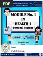 Grade 1 Health LP | PDF | Hand Washing