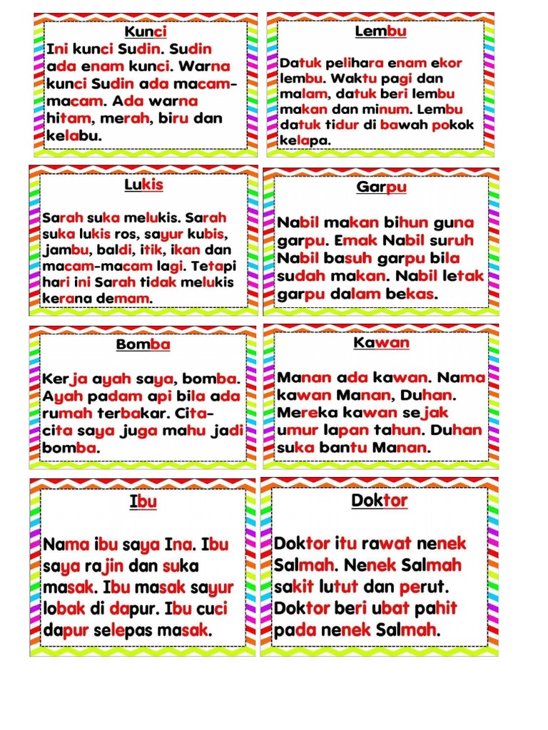 Bahan Bacaan Tahun 2 | PDF