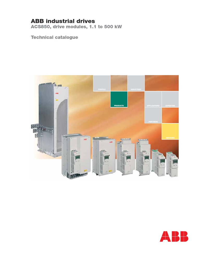 ACS850 Drive Modules Technical Catalogue | PDF | Electric Motor ...