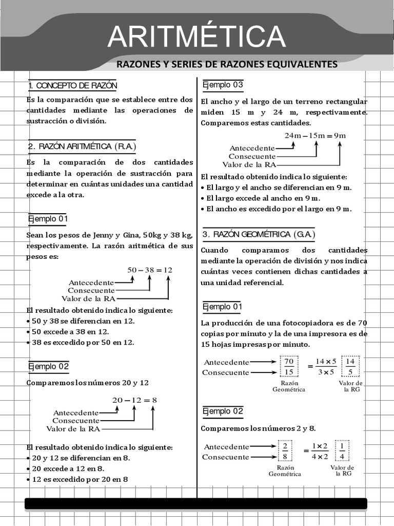 6.razones y Proporciones | PDF | Proporción | Matemáticas