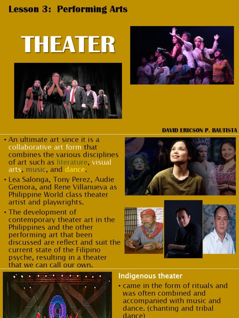 Lesson 3 Theater | PDF