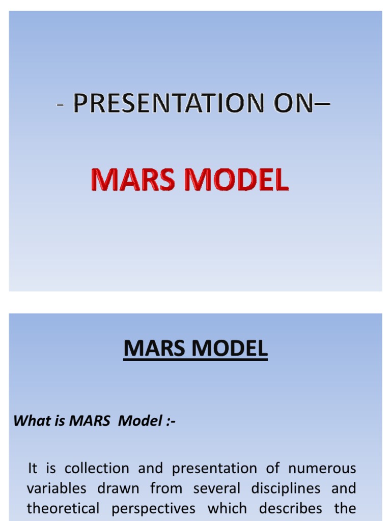 Mars Model