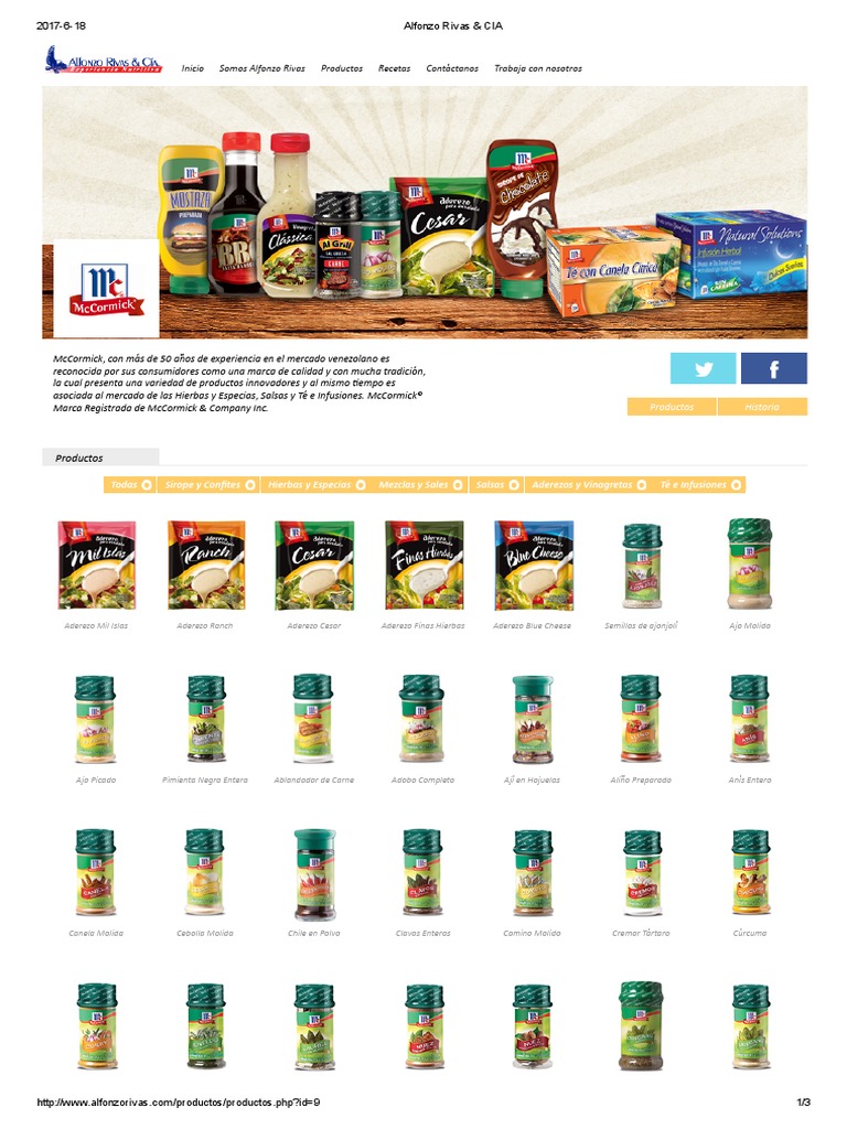 Alfonzo Rivas & CIA | PDF | Salsa | Té