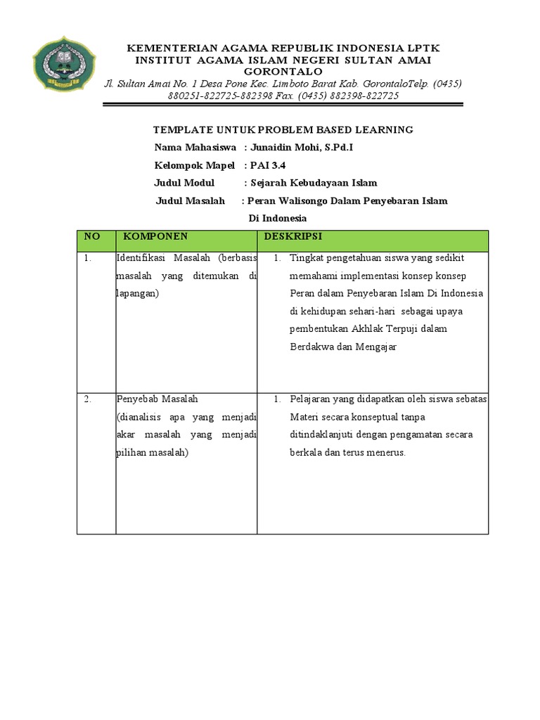 Analisa Materi PBL Modul 3 SKI | PDF