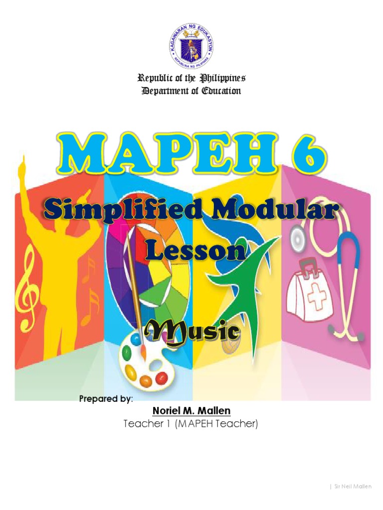 Music 6 Simplified Module | PDF | Teaching Methods & Materials