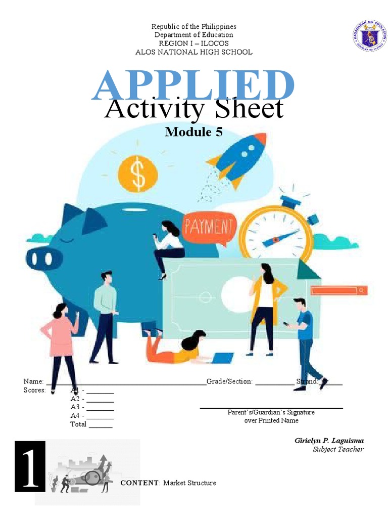 Market Structure Activity Sheet | PDF | Market (Economics) | Microeconomics