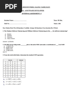 Design & Analysis of Algorithms - 88 MCQs With Answers - Part 1 - Department of Computer ...