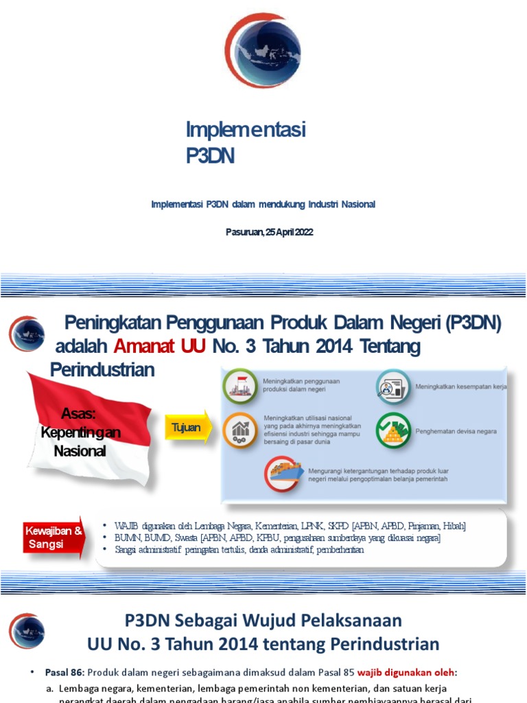 Implementasi P3DN Dukung Industri Nasional | PDF