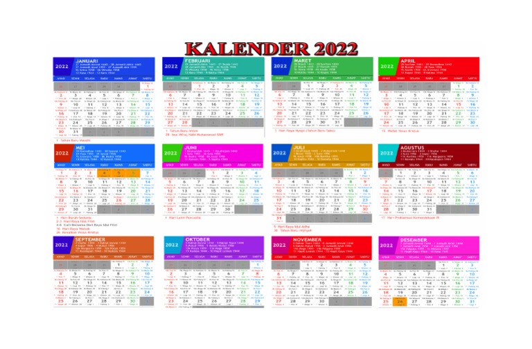 Kalender 2022 | PDF