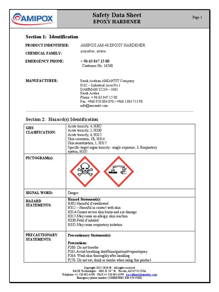 EPOXY Hardener | PDF