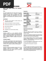 Nitomortar TC2000 PDF | PDF | Epoxy | Concrete