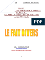 Fait Divers | PDF | Journaux | Journaux et magazines