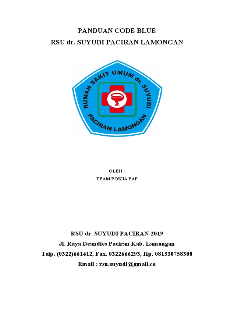 Panduan Code Blue RSU dr. Suyudi 2019 | PDF | Pengembangan Diri