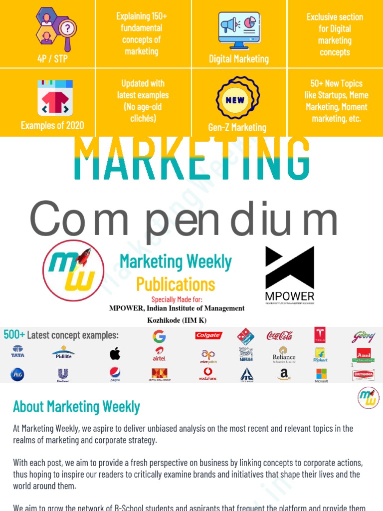Marketing Compendium MPower | PDF