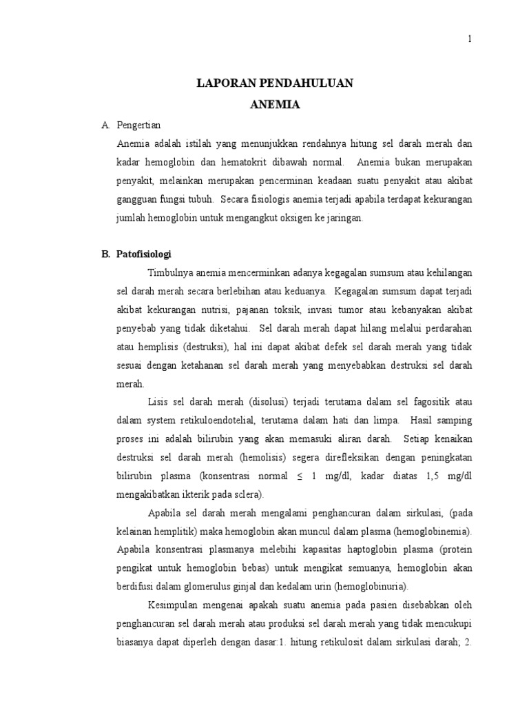 Panduan Lengkap Anemia | PDF