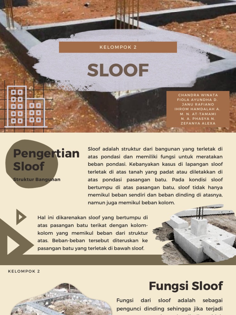 Fungsi dan Jenis Sloof Bangunan | PDF