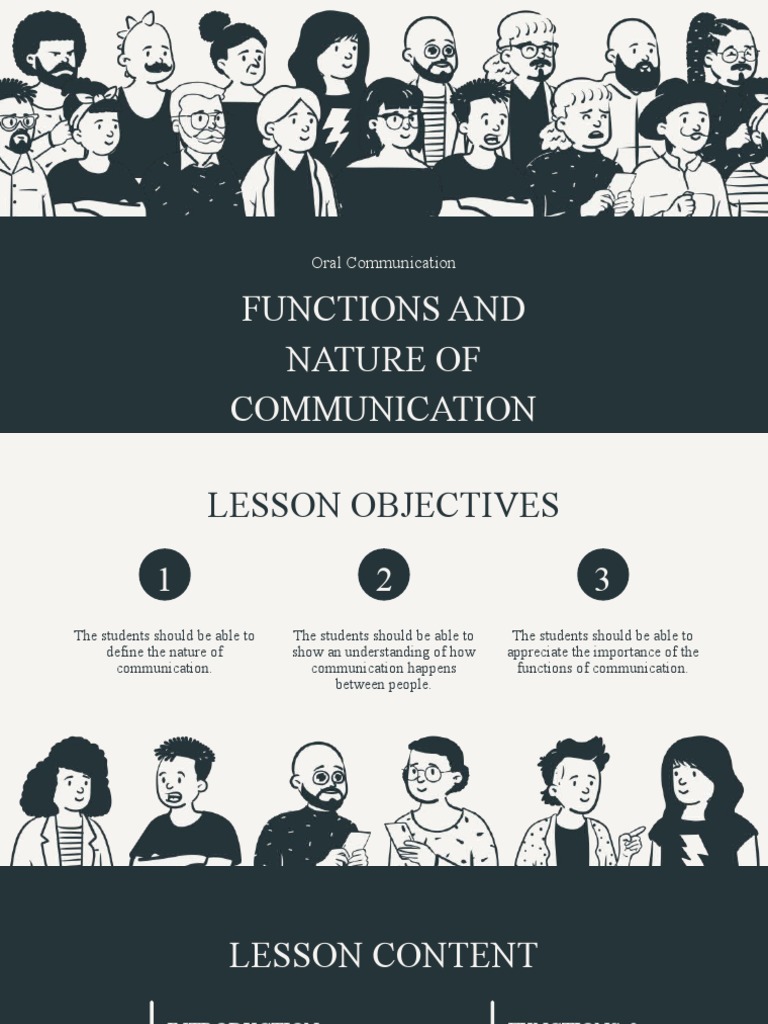 Oral Com Functions of Communication | PDF | Communication | Information Oral Com Functions of Communication | PDF | Communication | Information