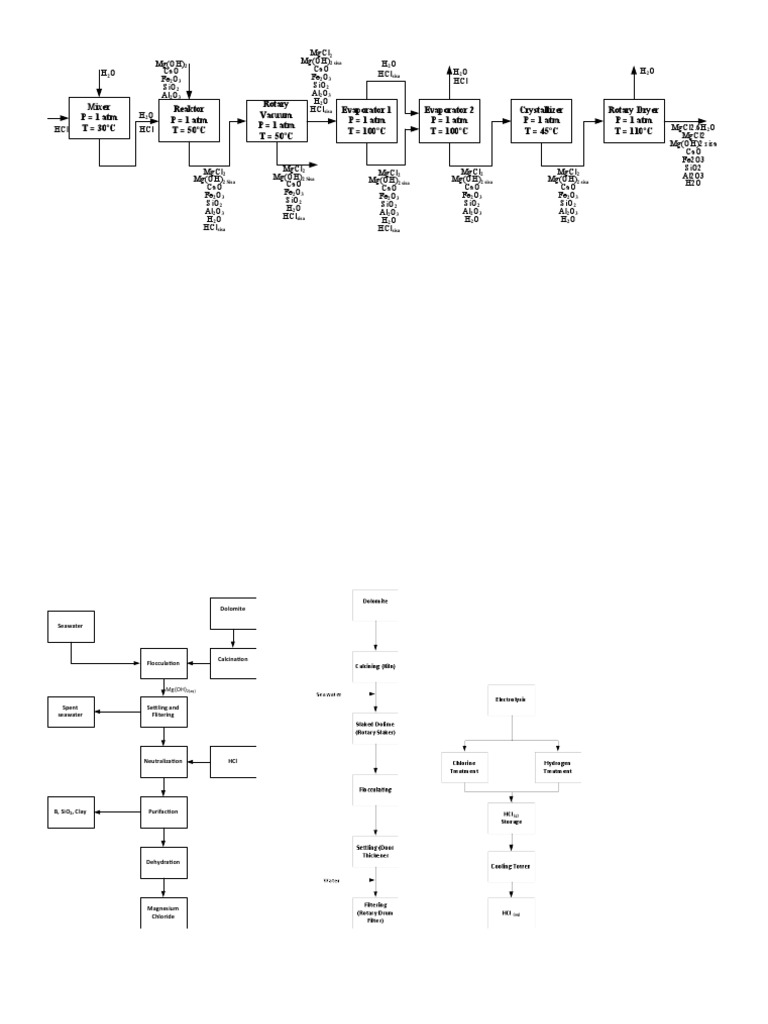 BFD - BFD | PDF | Magnesium | Chemical Process Engineering