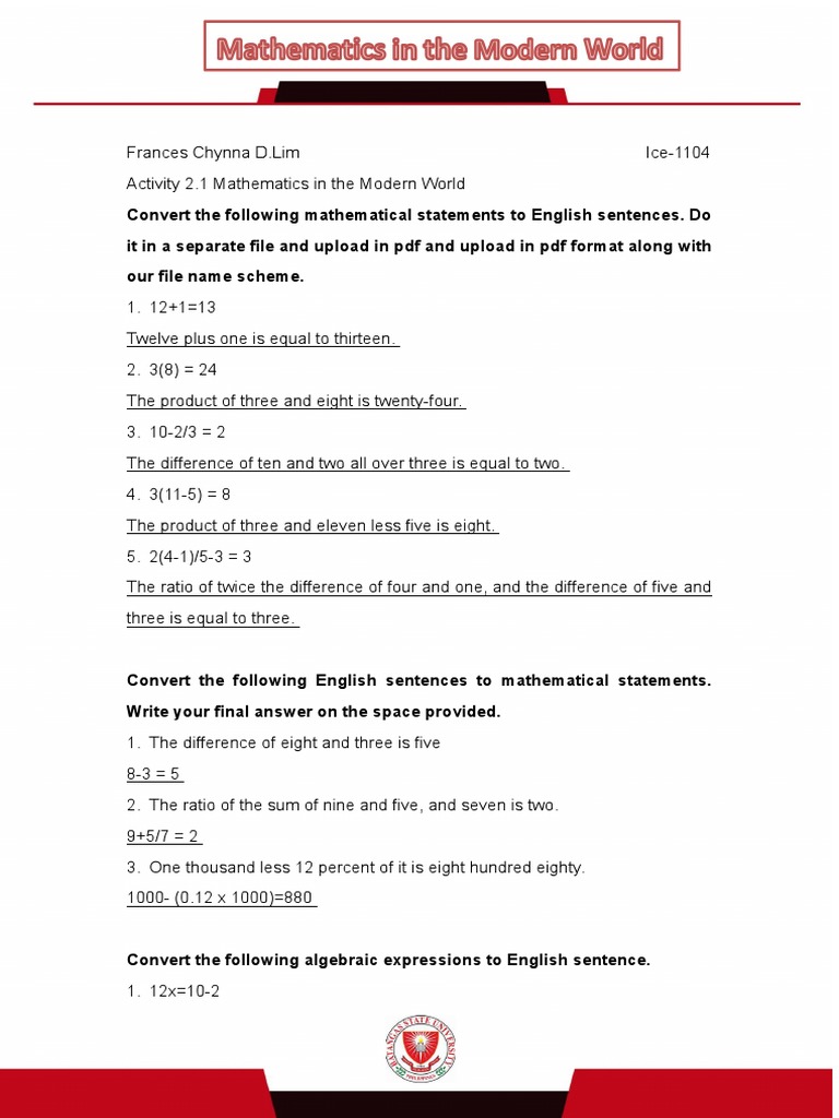 Activity 2.1 - Lim | PDF