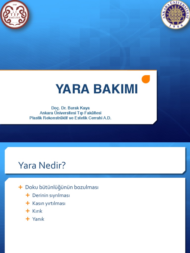 Yara Bakımı Sunum | PDF