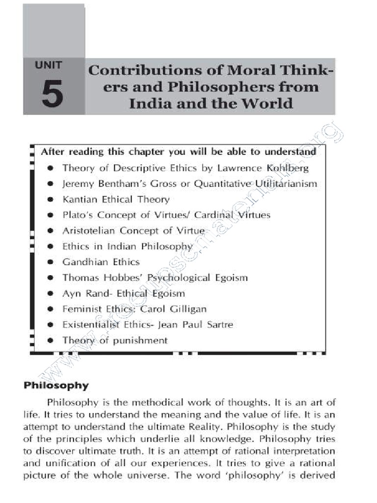 Lexicon Ethics Moral Thinkers Chapter | PDF