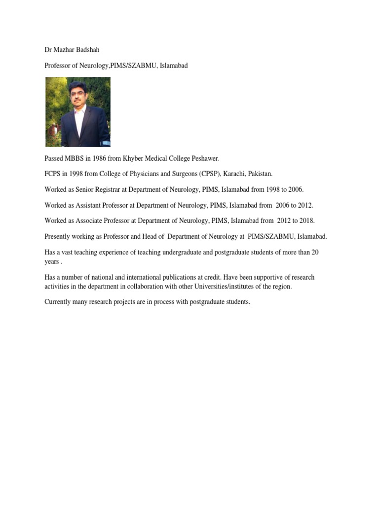 Mazhar CV | PDF