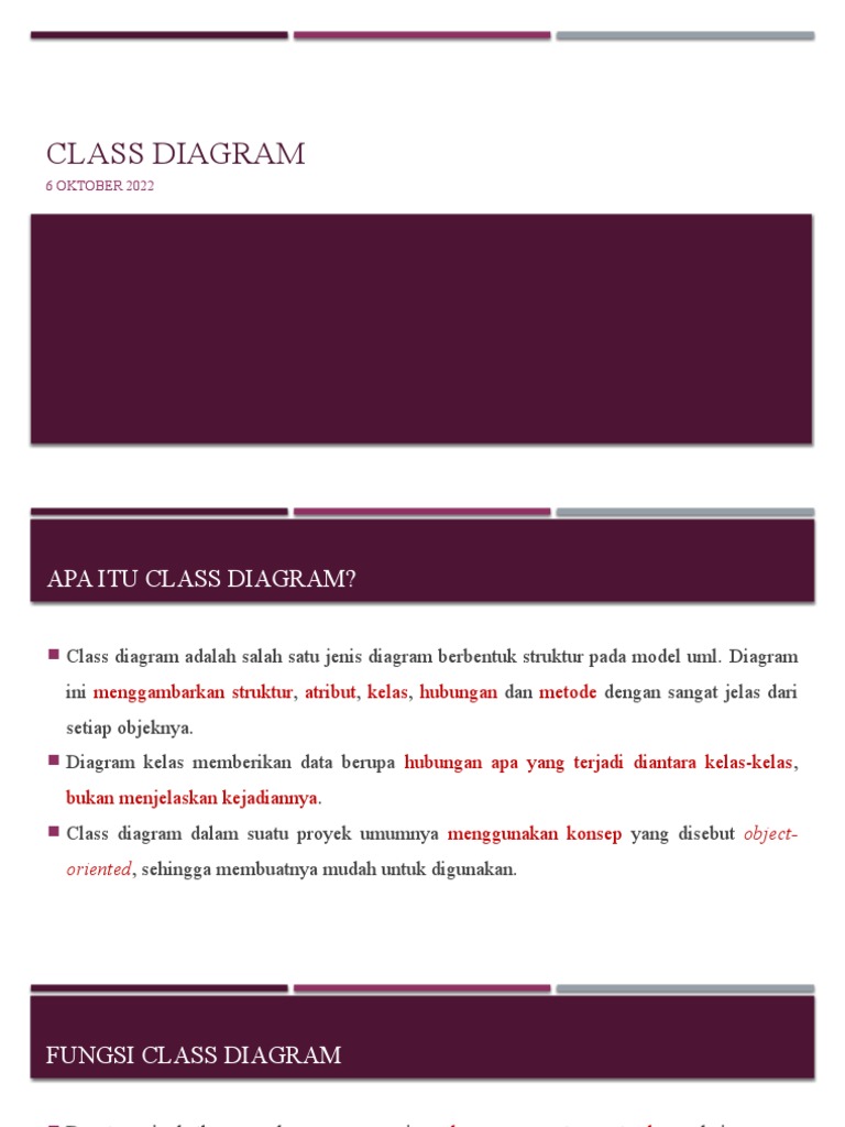 Pertemuan 4 - Class Diagram | PDF