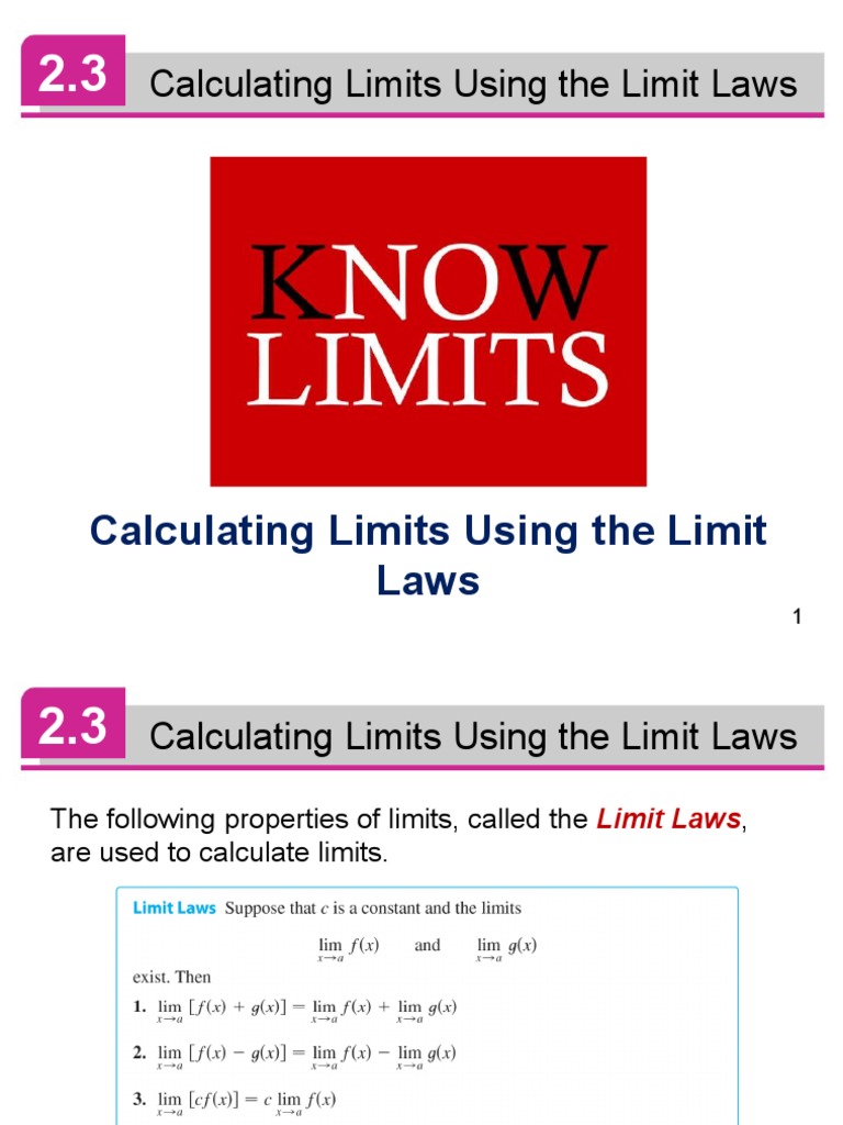 calculating-limits-using-the-limit-laws-pdf-mathematics