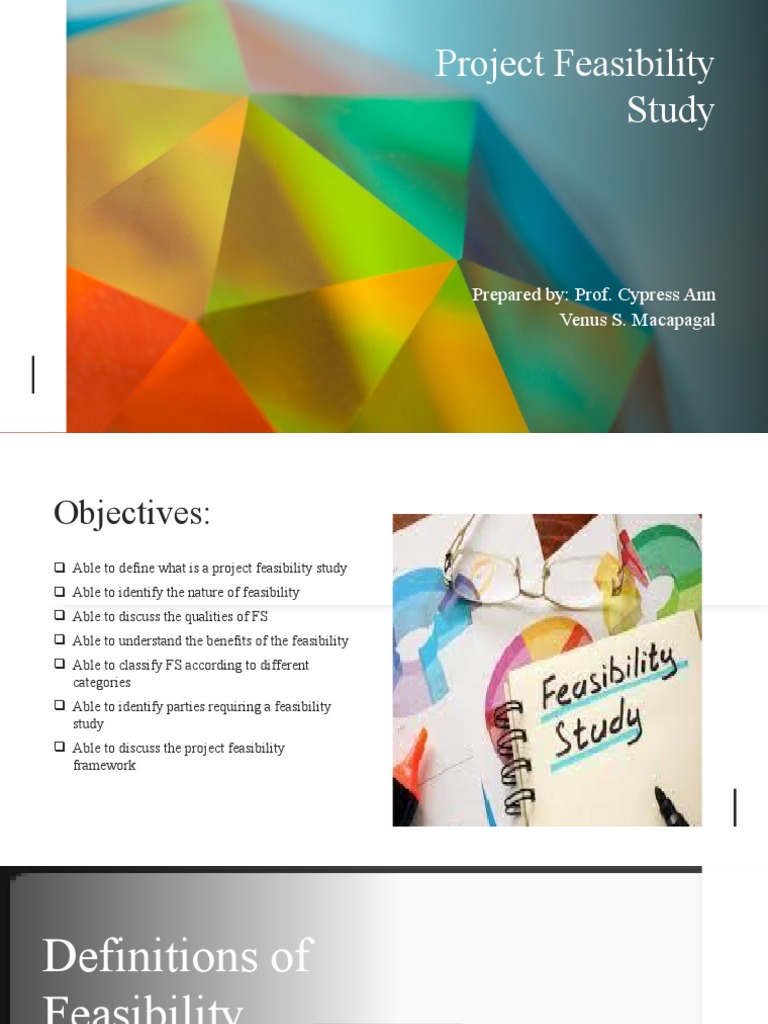 Module 1-Project Feasibility Study-Intro | PDF | Feasibility Study | Investing