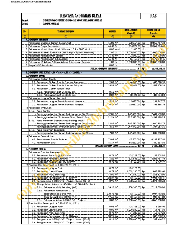 Rev - Penawaran Bri | PDF
