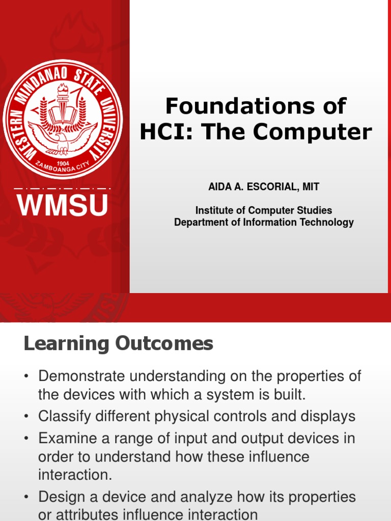 Lecture4 - The Computer | PDF | Computer Keyboard | Stereoscopy