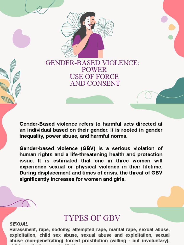Understanding Gender-Based Violence | PDF | Violence Against Women ...