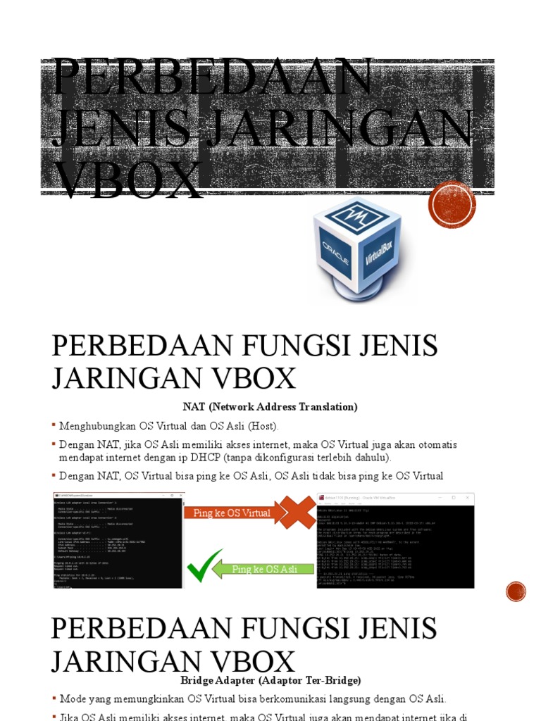 Perbedaan Jenis Jaringan Vbox | PDF