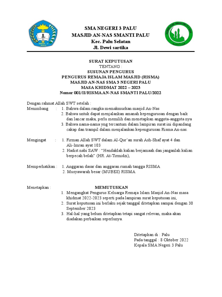 SK Risma An-Nas Smanti-1 | PDF