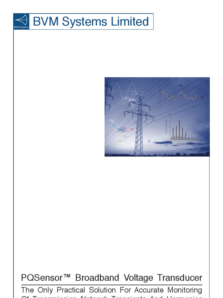 PQSensor Brochure 2 | PDF | Transformer | Electric Power Transmission