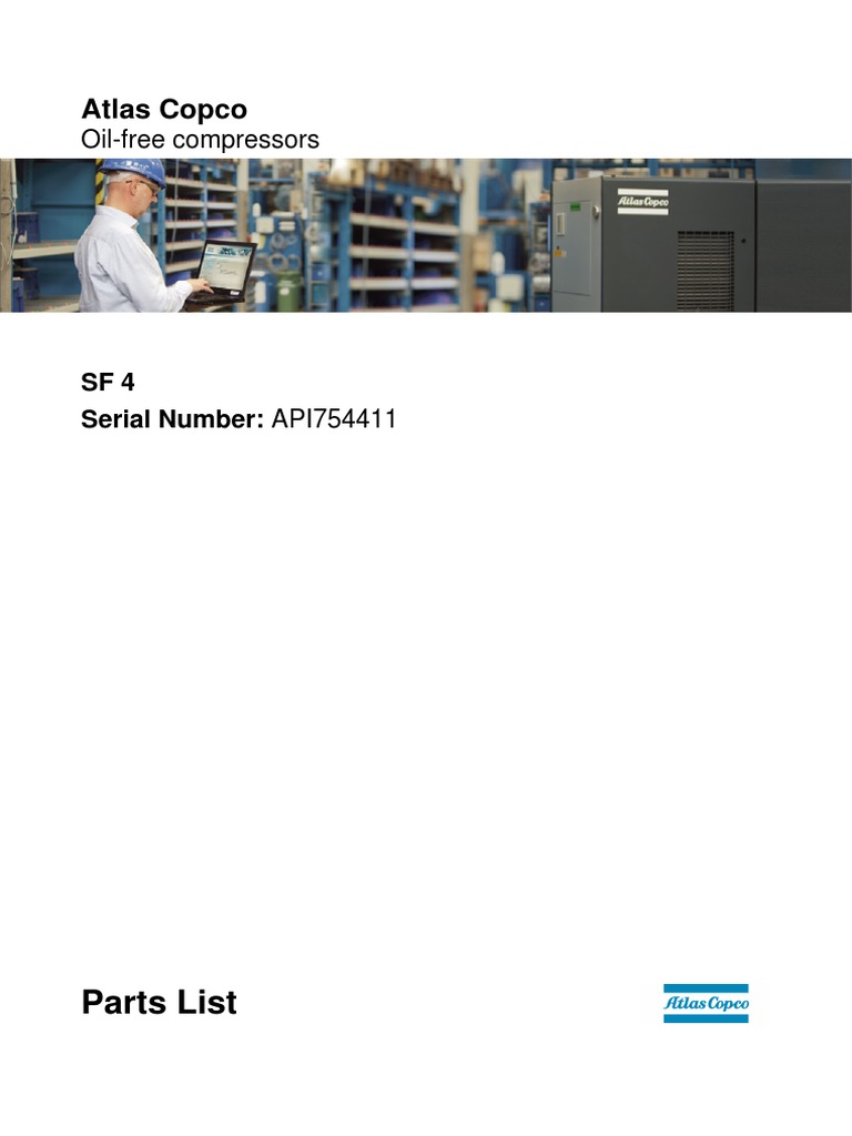 Atlas Copco Ac Sf4ff 8 Ce 400 50 3 Lly | PDF