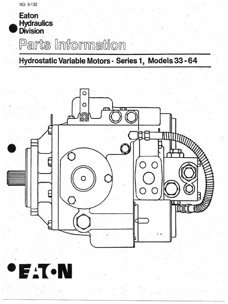 Eaton Series 1 Model 33 64 Variable Motor Parts | PDF | Mechanical ...