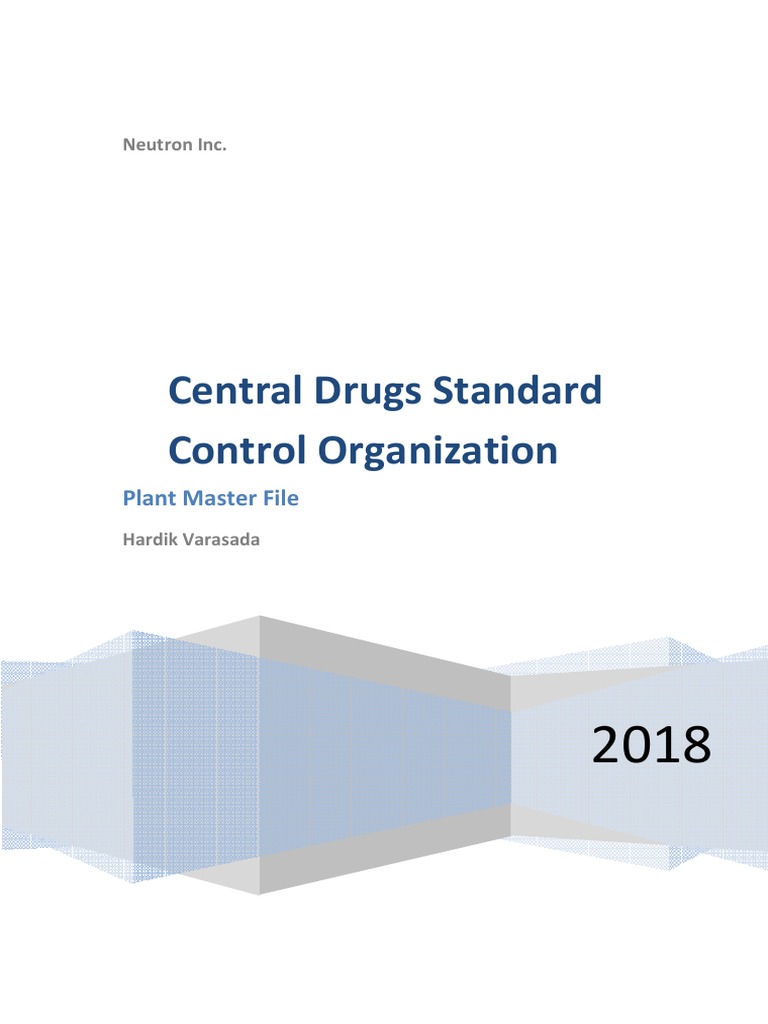 Plant Master File for Medical Devices | PDF | Quality Management System ...