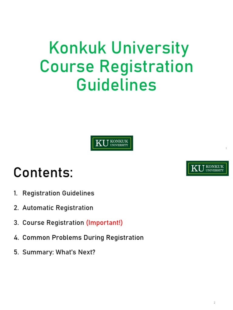 Course Registration Manual (PC) | PDF | Computer Science | Communication