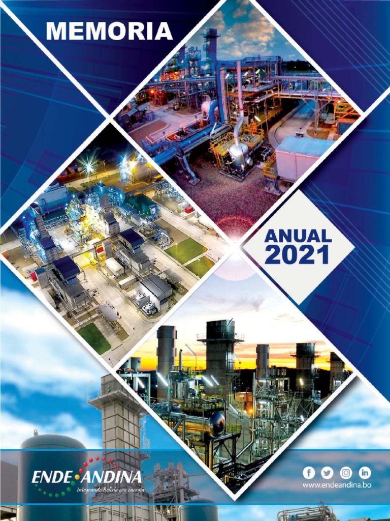 Memoria Anual ENDE ANDINA 2021 | PDF | Bolivia | Generación eléctrica