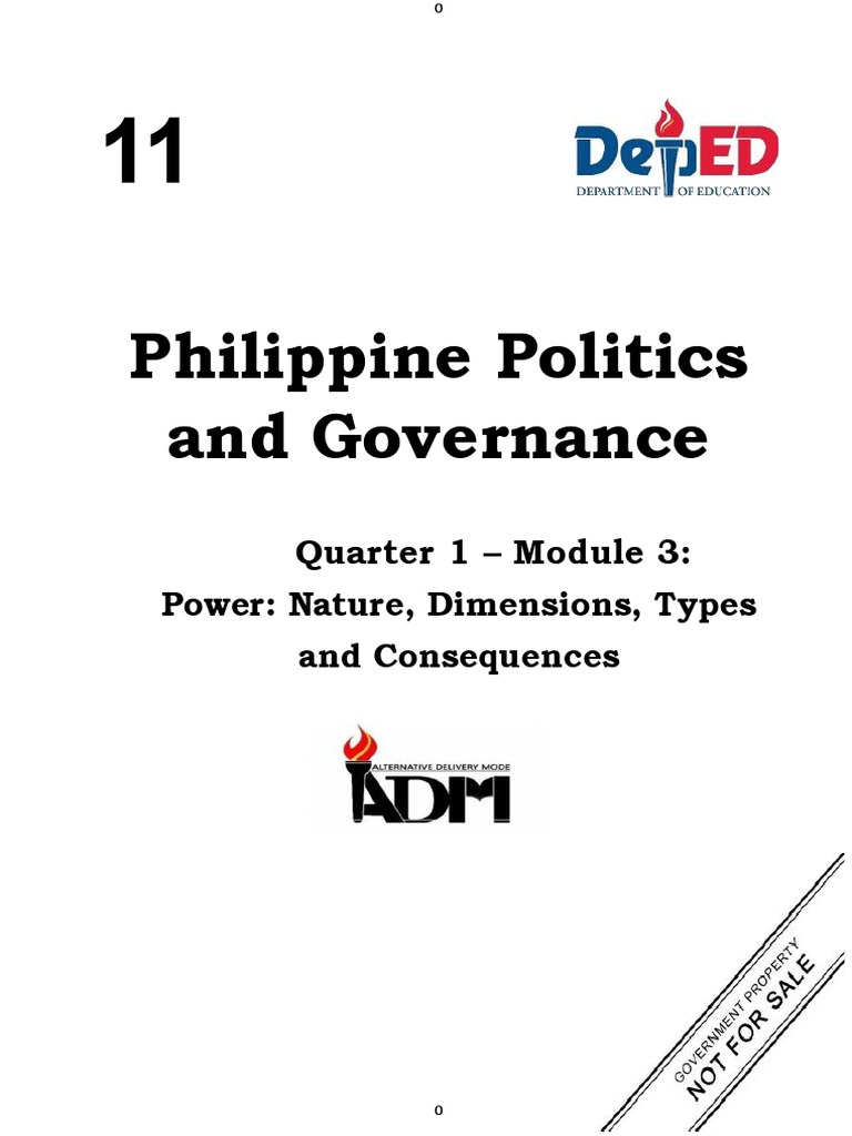 HUMSS 11 Module 3 Lesson1and 2 Phil. Politics Governance | PDF | Power ...