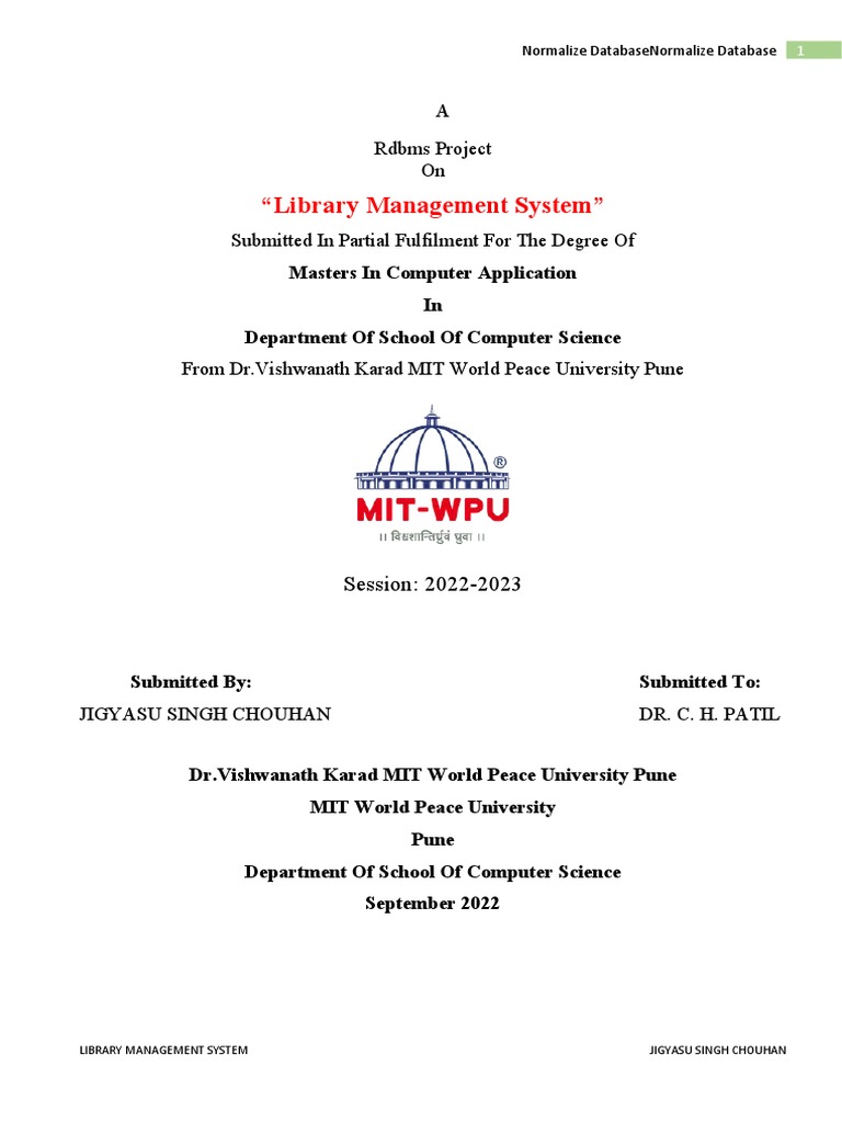 Library Management System | PDF | Information Retrieval | Computing