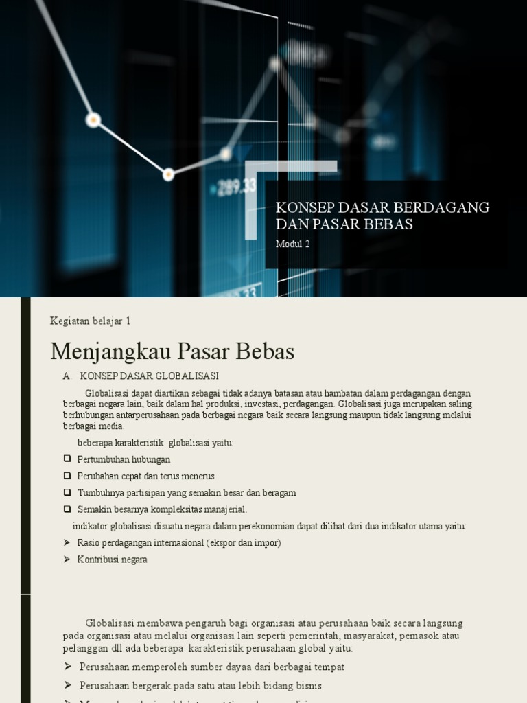 Konsep Dasar Berdagang Dan Pasar Bebas | PDF